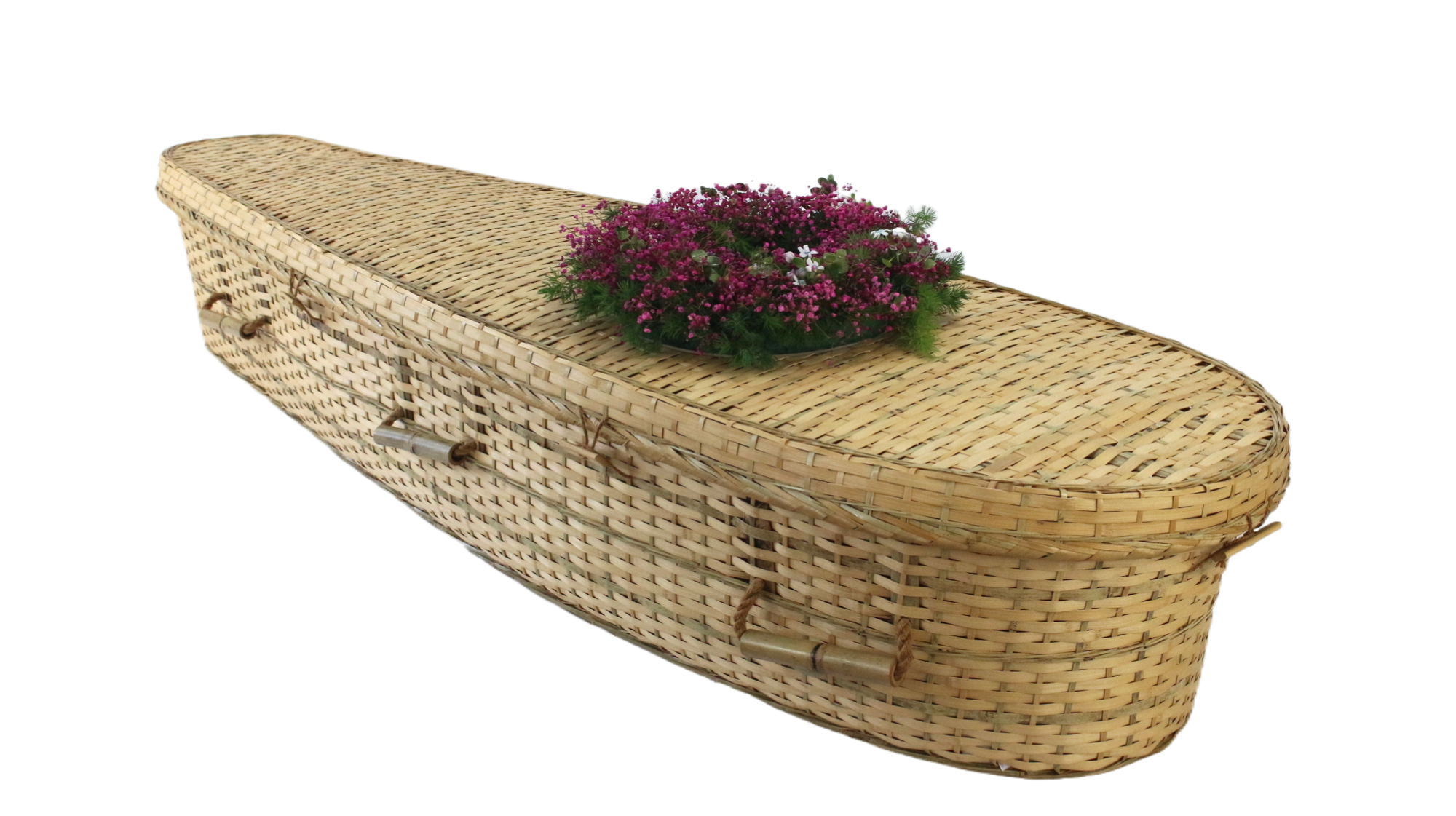 Cheap Wholesale Bamboo Casket Funeral Bier Cremation Coffin – Green ...